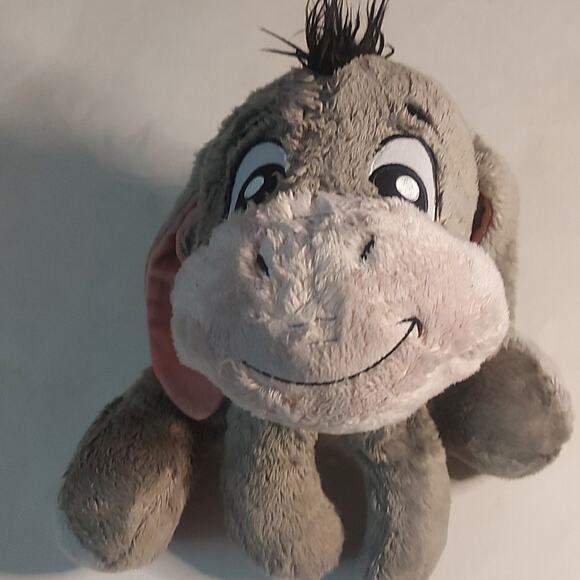 Disney | Toys | Disney Baby Eeyore Big Feet Plush Gray Winnie The Pooh ...